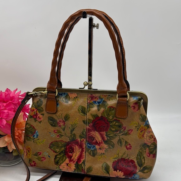 Patricia Nash | Bags | Patricia Nash Floral Brown Handbag With Coin ...